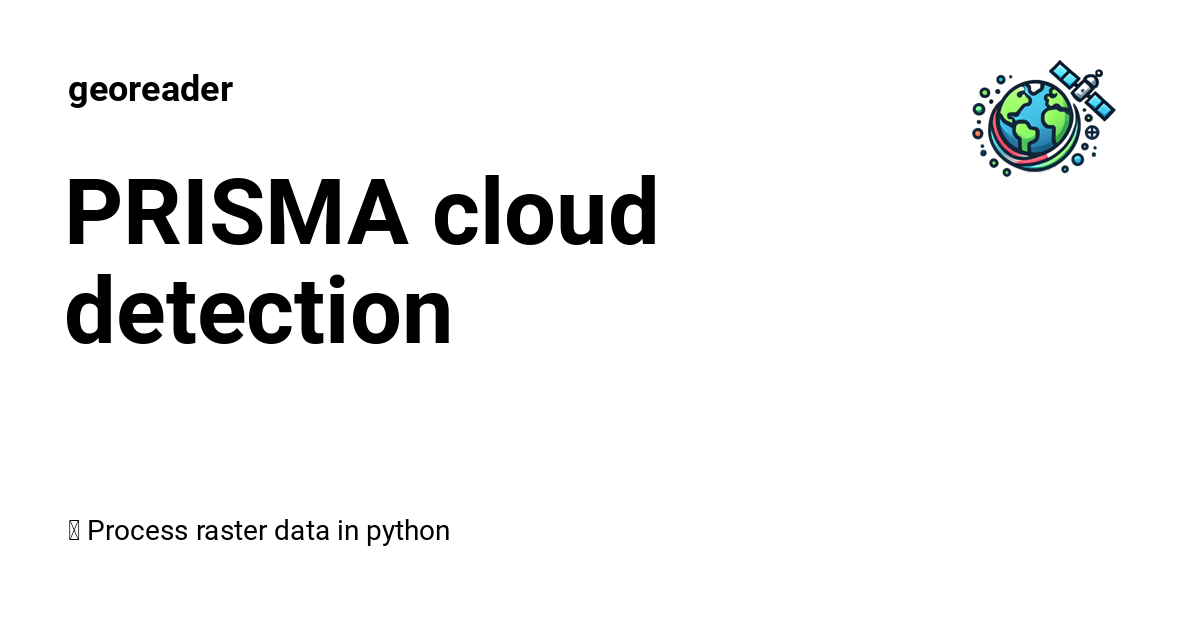 PRISMA cloud detection - georeader